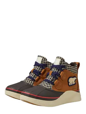 Sorel SOREL Out N Abouttm IV Classic WP Lace Up Boots Gray