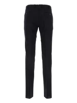 PT TORINO Pressed-crease Tailored Trousers - Blue