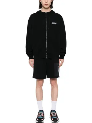 Moschino Logo Embroidered Short - Black