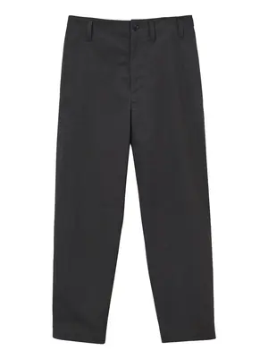 LEMAIRE Carrot Tapered Trousers - Brown