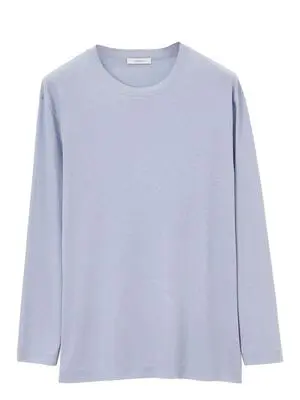 LEMAIRE Crew-neck Long-sleeve T-shirt - Grey
