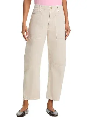 Velvet By Graham & Spencer Brylie Curved Knee Pants - Cobble Grey