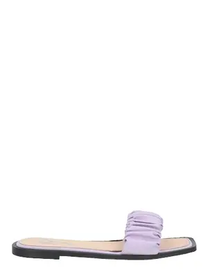 MANILA GRACE Textile Fiber Sandals - Purple