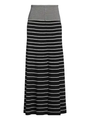 Giorgio Armani Maxi Flared Skirt - Black