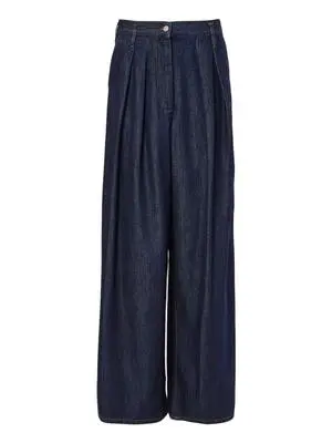 Dries Van Noten High-rise Wide-leg Jeans - Blue
