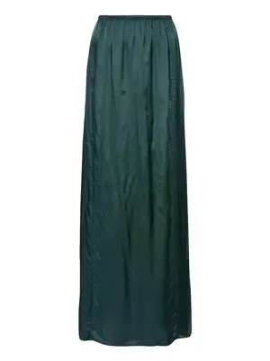 MAISON MARGIELA Satin Maxi Skirt - Green