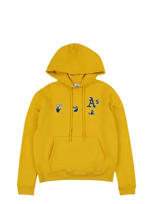 Off-White Mlb Oakland Athletics Hoodie - Yellow