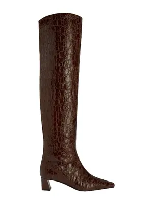 GIUSEPPE ZANOTTI Janiee Plus 45 Over-the-knee Boots - Metallic