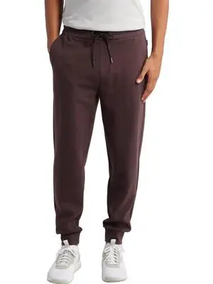 BOSS Locsin Cotton Blend Joggers - Burgundy