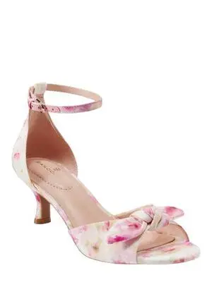 Bandolino Andora Ankle Strap Kitten Heel Sandal - Medium Pink