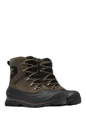 Sorel Buxton Lace-up Waterproof Snow Boots - Major/black