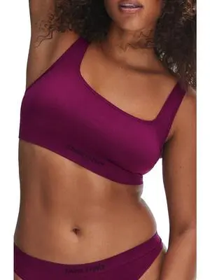 SAVAGE X FENTY Seamless Scoop Neck Bralette - Sugarplum Purple