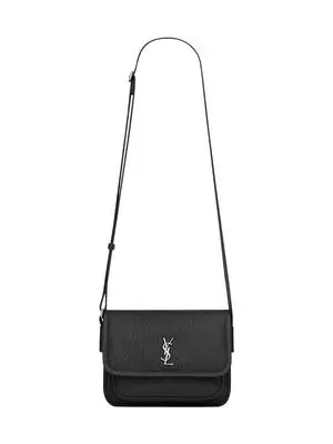 Saint Laurent Small Leather Niki Cross-body Bag Black