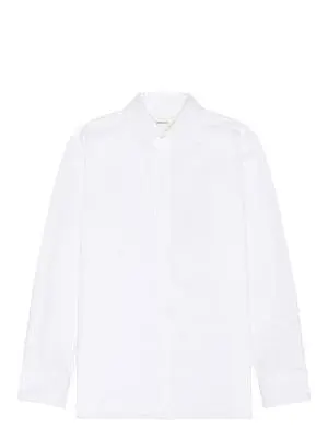 Saint Laurent Chemise Col Monsieur - Blanc