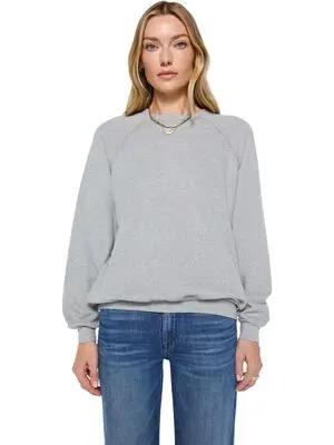 MOTHER The Biggie Concert Heather Shirt - Grey