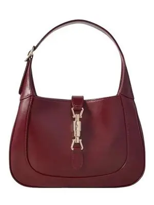 Gucci Jackie Leather Shoulder Bag - Burgundy
