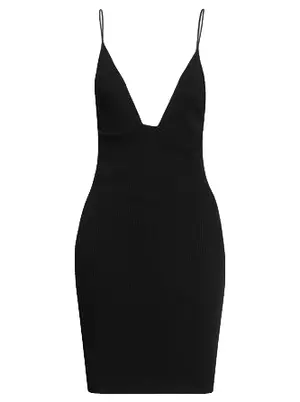 Dsquared2 Mini Knit Bodycon Dress - Black
