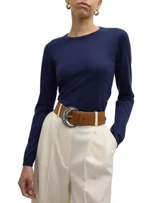 Ralph Lauren Ralph Lauren Collection Cashmere Crewneck Sweater Navy