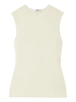 AGOLDE AGOLDE Binx Ribbed Tank Ecru
