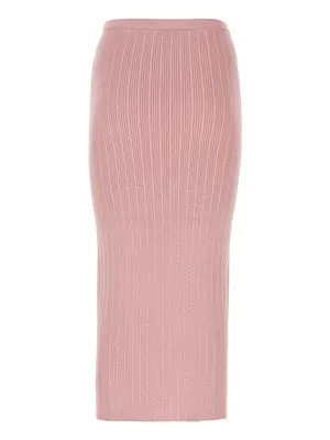 ALESSANDRA RICH Alessandra Rich Cable-Knit Pencil Skirt