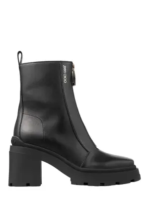 JIMMY CHOO 80mm Eugenie Boots - Black