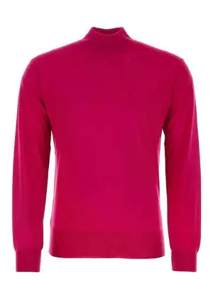 PT TORINO PT Torino Ribbed Virgin Wool Sweater Pink
