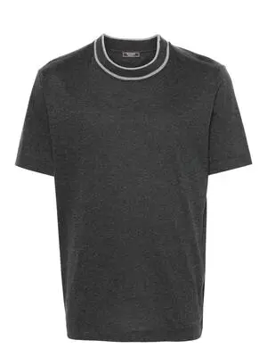 PESERICO Contrasting-collar T-shirt