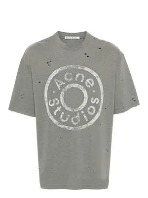 Acne Studios Logo-print T-shirt - Green