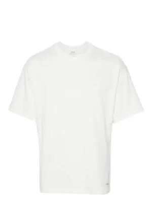 Saint Laurent Logo-patch T-shirt White