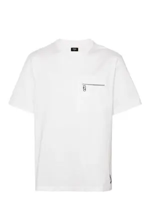 Fendi Ff-detailed T-shirt - White