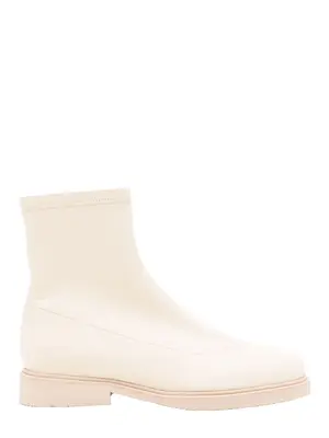 STUDIO CHOFAKIAN Ankle Leather Boots - White