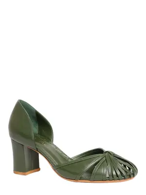 STUDIO CHOFAKIAN 55mm Pumps - Green