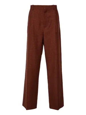 BOTTER Checked Trousers - Red