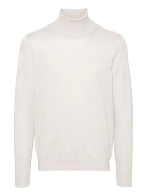 J. Lindeberg Kaden Merino Wool Sweater - Neutrals