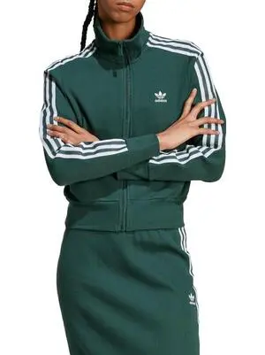 ADIDAS ORIGINALS Adicolor 3-stripes Knit Track Jacket - Mineral Green