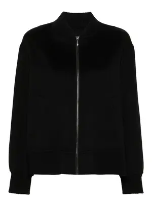Eric Bompard Double-sided Bomber Jacket - Black