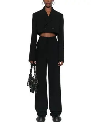 Rick Owens Straight-leg Tailored Trousers - Black