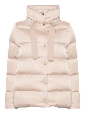 Herno Logo-plaque Puffer Jacket - Neutrals