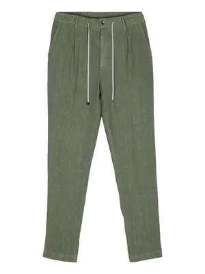 Peserico Linen Trousers - Green