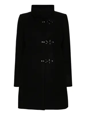FAY Felted Coat - Black