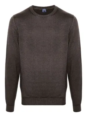 Fedeli Merino Wool Sweater - Brown