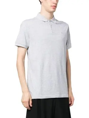 HACKETT Logo-embroidered Cotton Polo Shirt - Grey