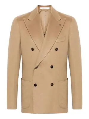 Tagliatore Brooch-detail Blazer - Neutrals