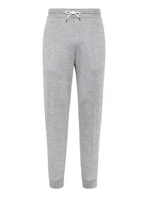 BRUNELLO CUCINELLI Pressed-crease Drawstring Trousers