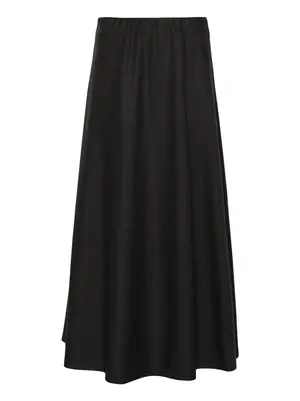 Brunello Cucinelli Brunello Cucinelli A-Line Twill Skirt Grey