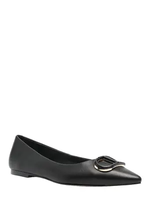 TWINSET Oval T Ballet Flats - Black
