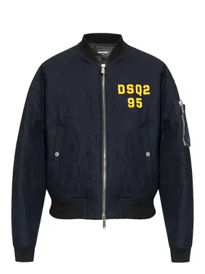 DSQUARED2 DSQUARED2 Logo-Embroidered Bomber Jacket