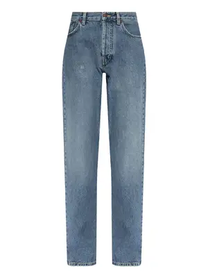 MOSCHINO Moschino High-Rise Straight Leg Jeans