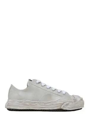 Mihara Yasuhiro Hank Og Sole Vl Distressing Sneakers - White/black