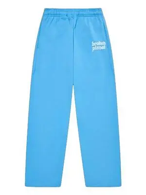 BROKEN PLANET Market Basics Straight Leg Sweatpants - Light Blue